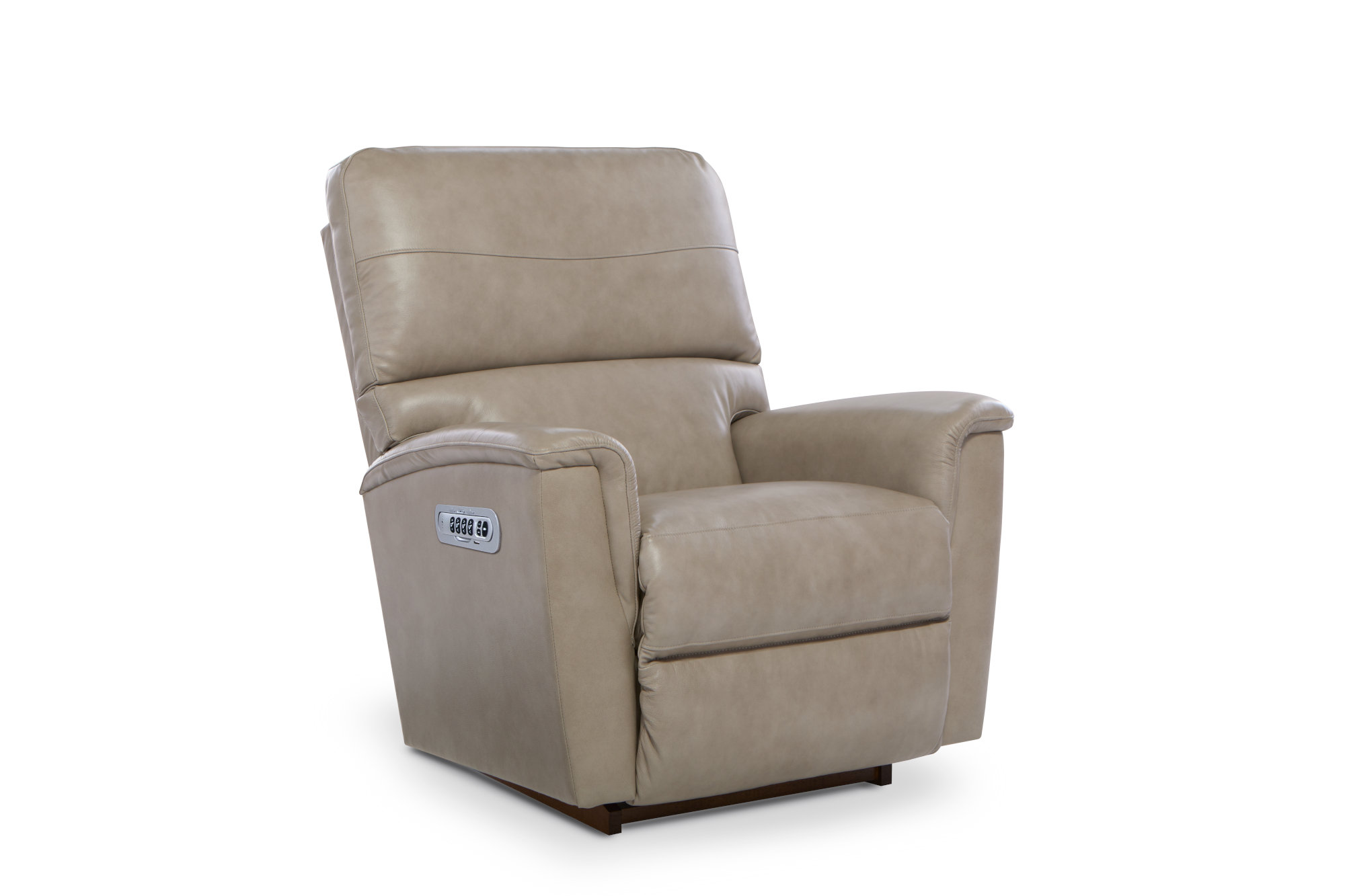 La-Z-Boy Ava Leather Match Power Rocking Recliner with Power Headrest ...