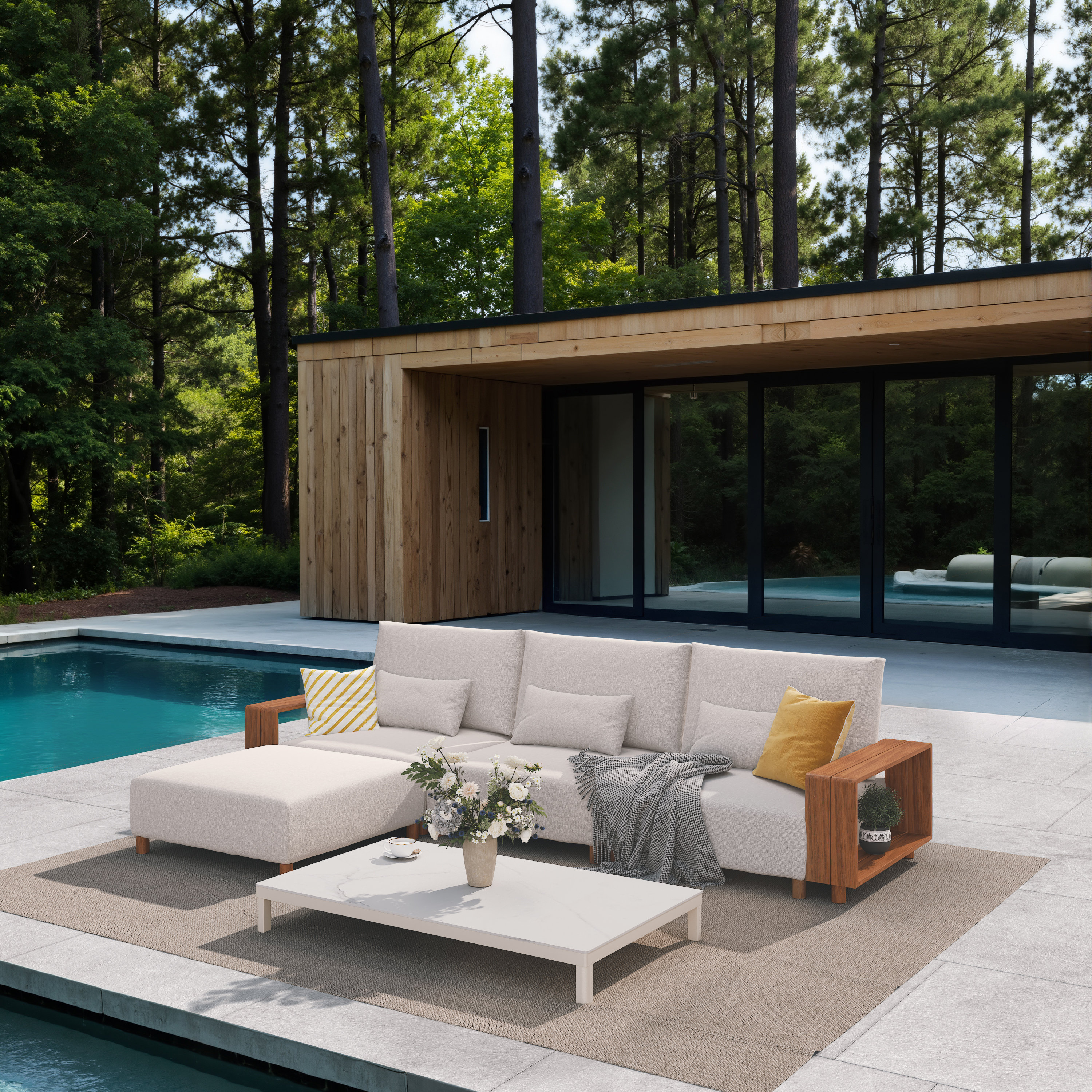 Ebern Designs Yanali 5-Piece Aluminum Patio Conversation Set & Reviews ...