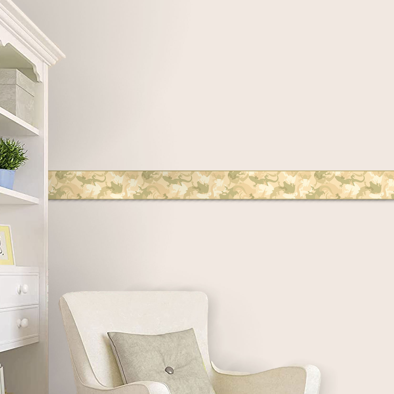 Winston Porter Concord Wallcoverings Wallpaper Border Animal Pattern ...