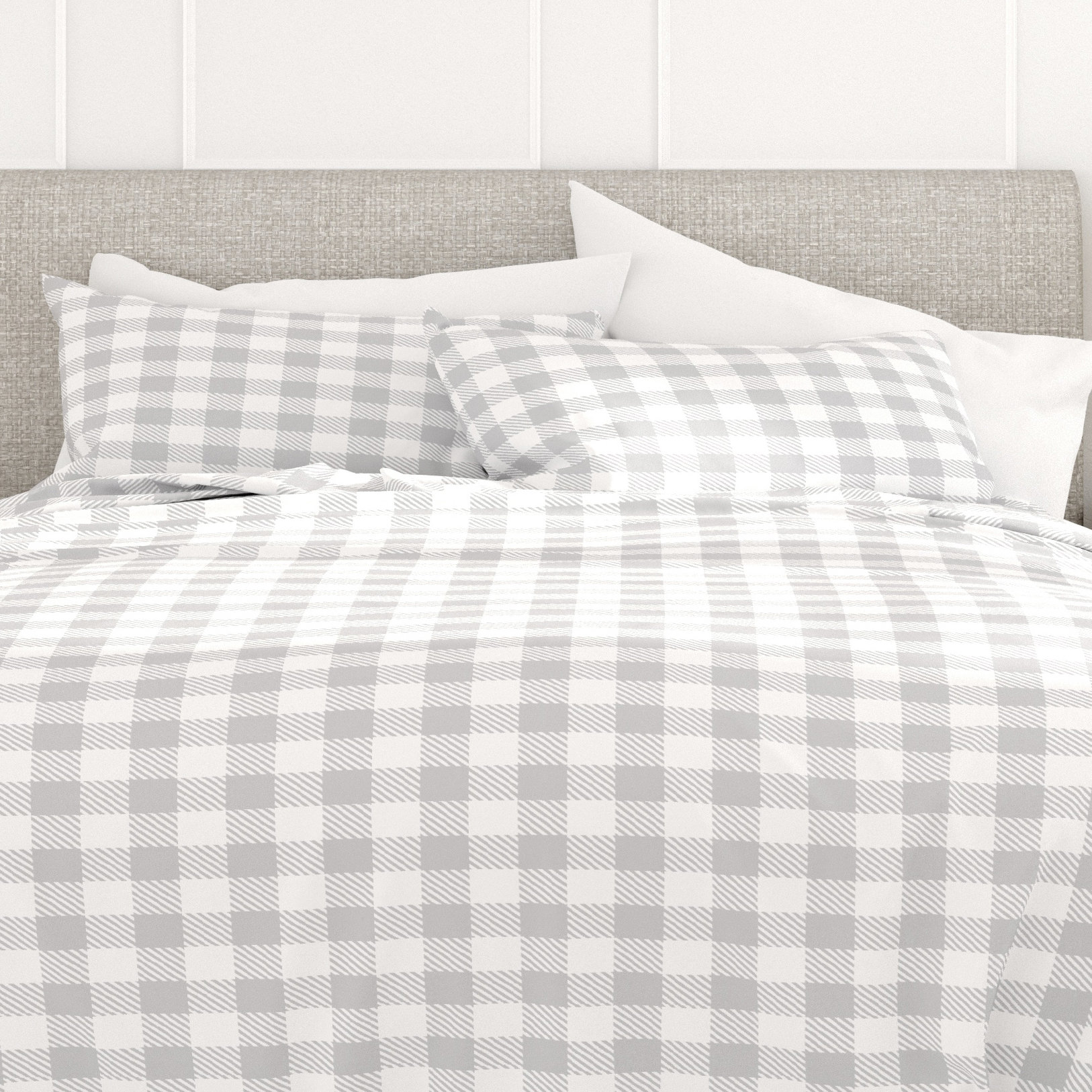 Ellie Marie Home Country Plaid Sheet Set Plaid Microfiber Sheet Set ...