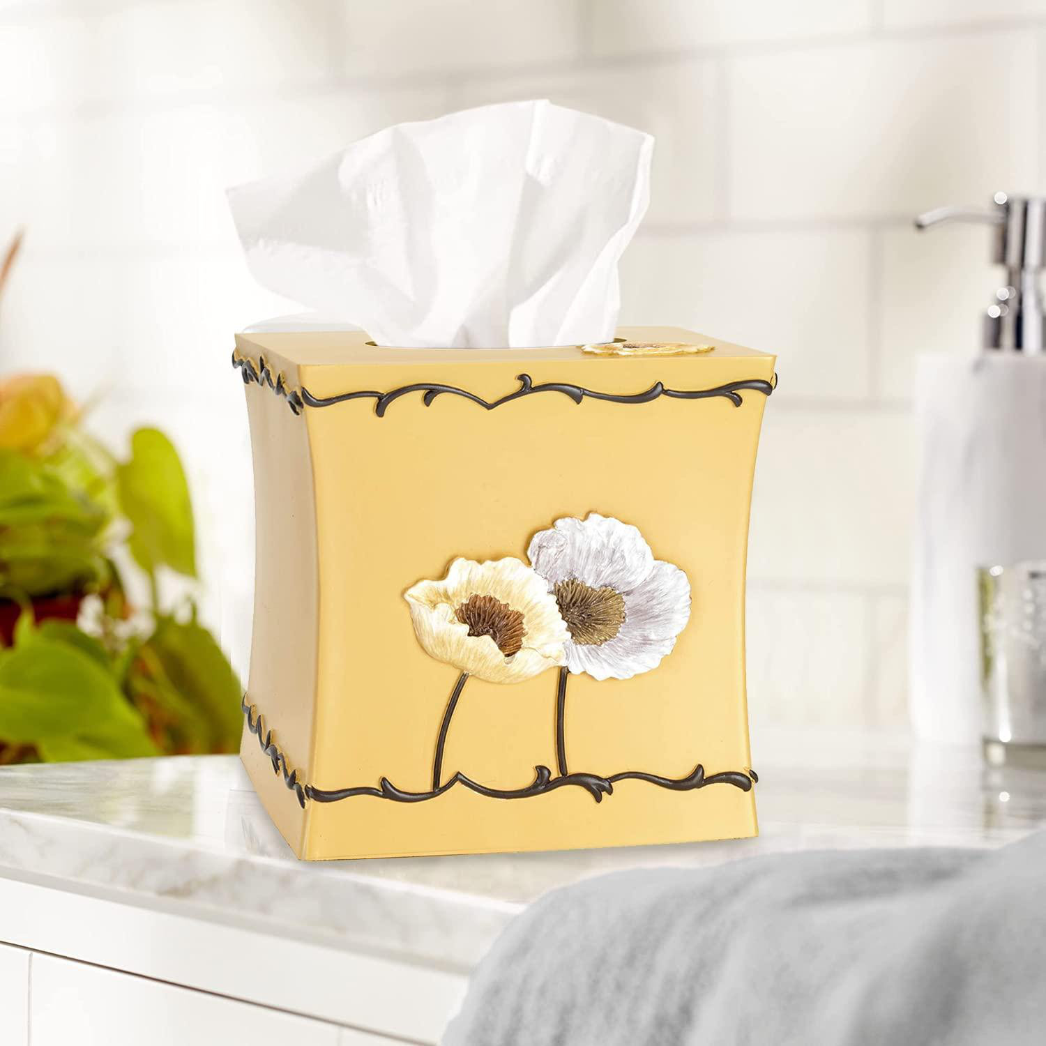 Rosdorf Park Resin Tissue Box Cover For Modern Home Decor - Minimalist ...