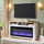 Symple Stuff Electric Fireplace TV Stand 70” for 70” TVs with 60” Smart ...