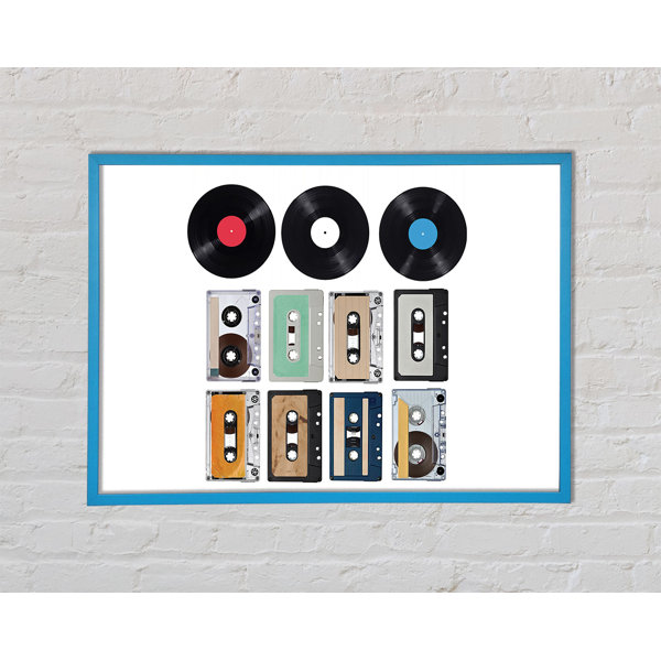 Ophelia & Co. Retro Music Players - Single Picture Frame Art Prints ...
