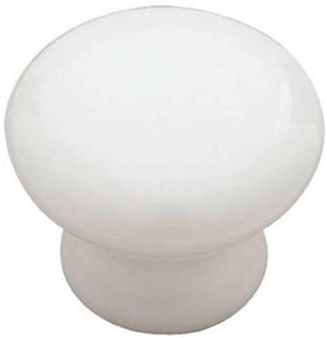 D. Lawless Hardware (5 Pack) (2 Pack) 1-1/4 inch Round Knob White | Wayfair