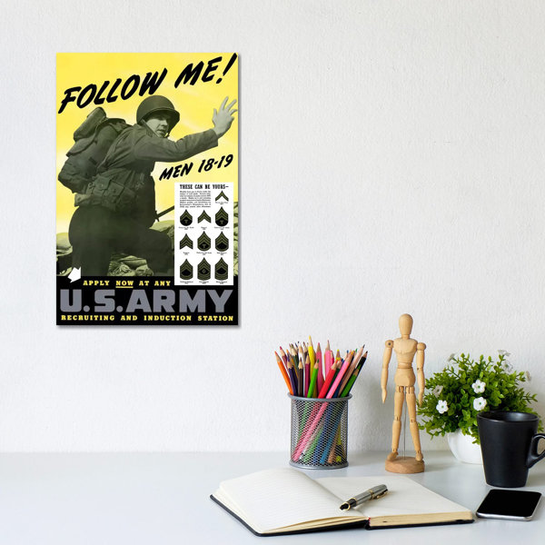 ClassicLiving Vintage US Army Recruitment Poster by Stocktrek Images ...