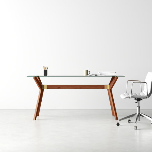 Glass Writing Desks You'll Love | Wayfair