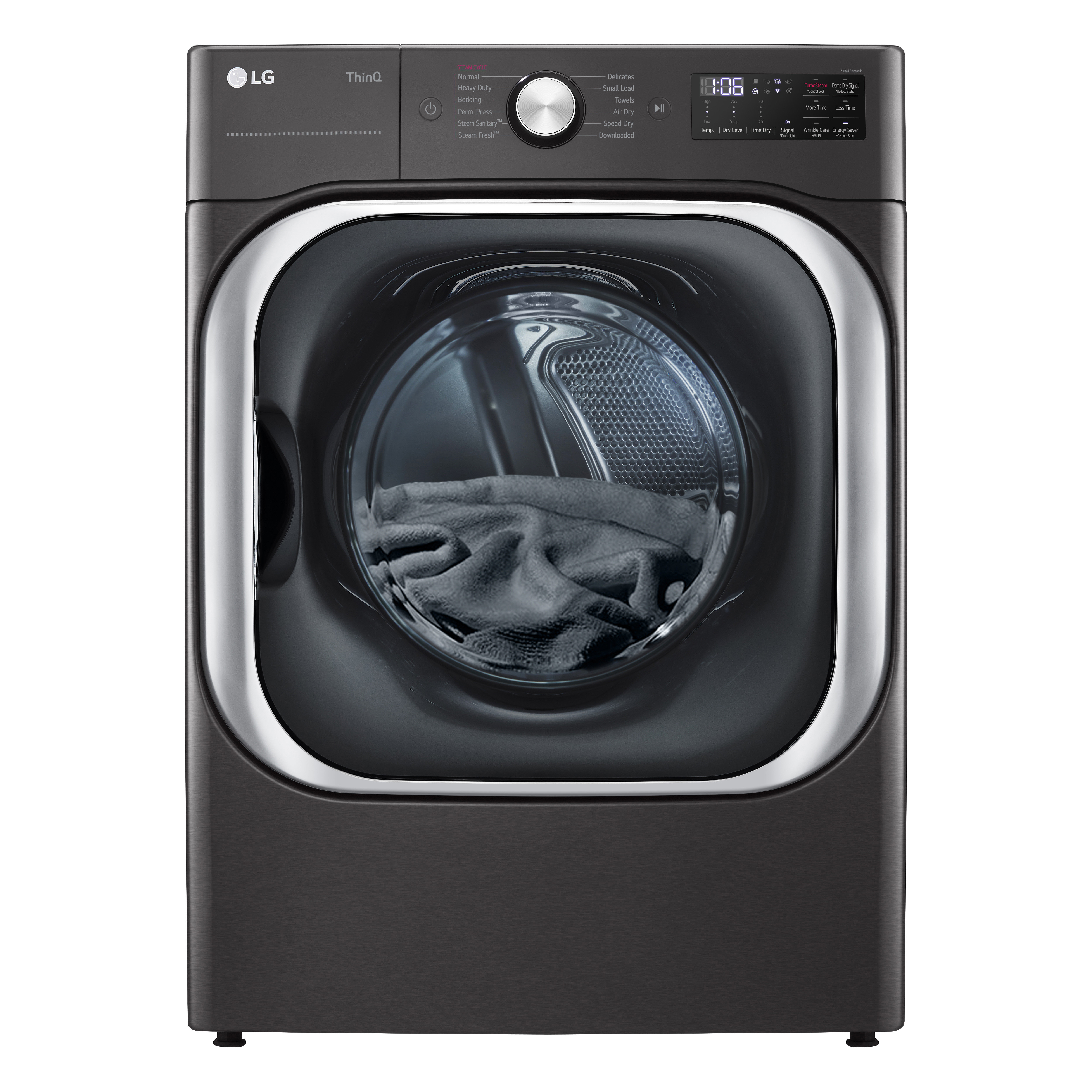 LG Mega Capacity Smart Wi-Fi Enabled Front Load Gas Dryer with ...