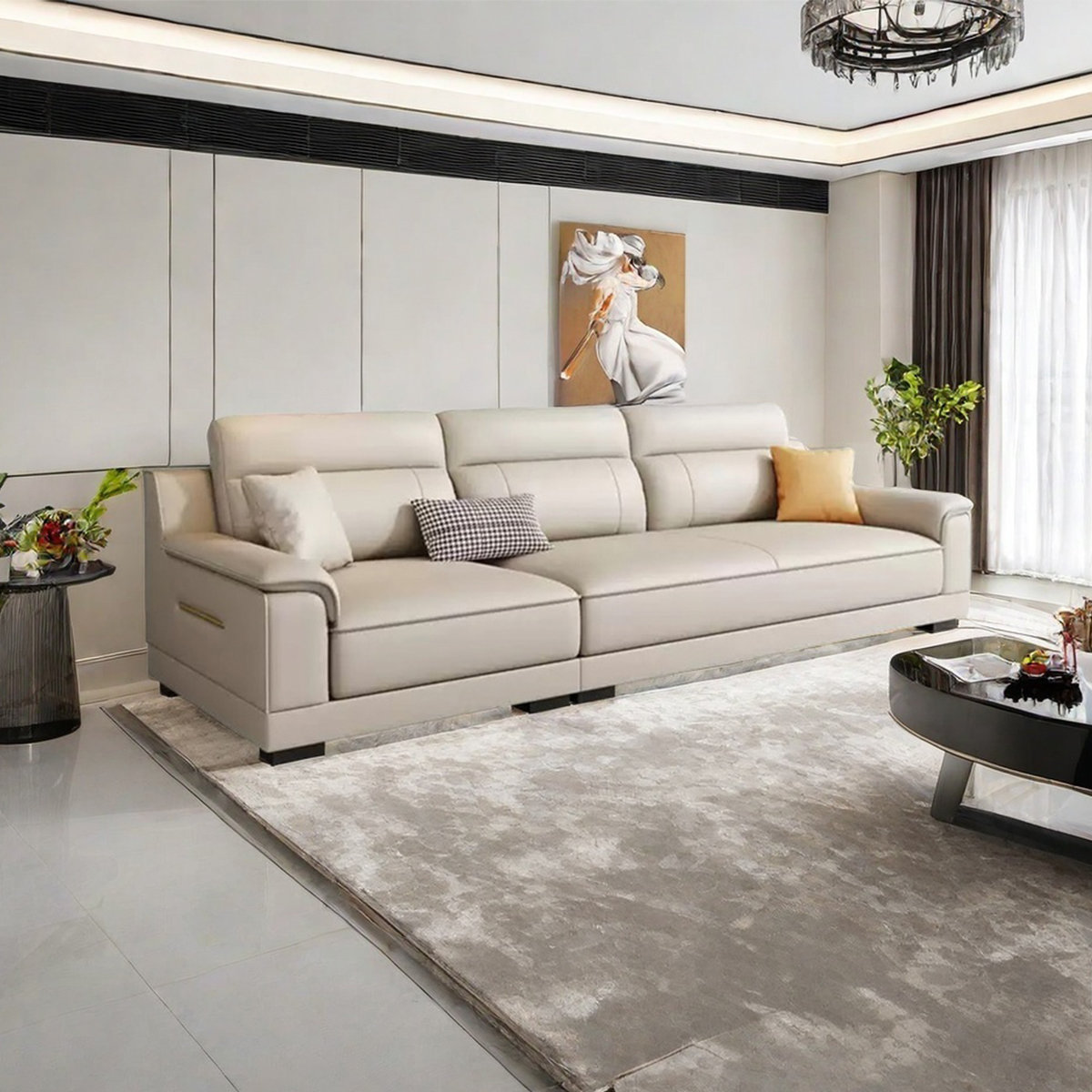 Walkoly Minimalist modern luxury sofa | Wayfair