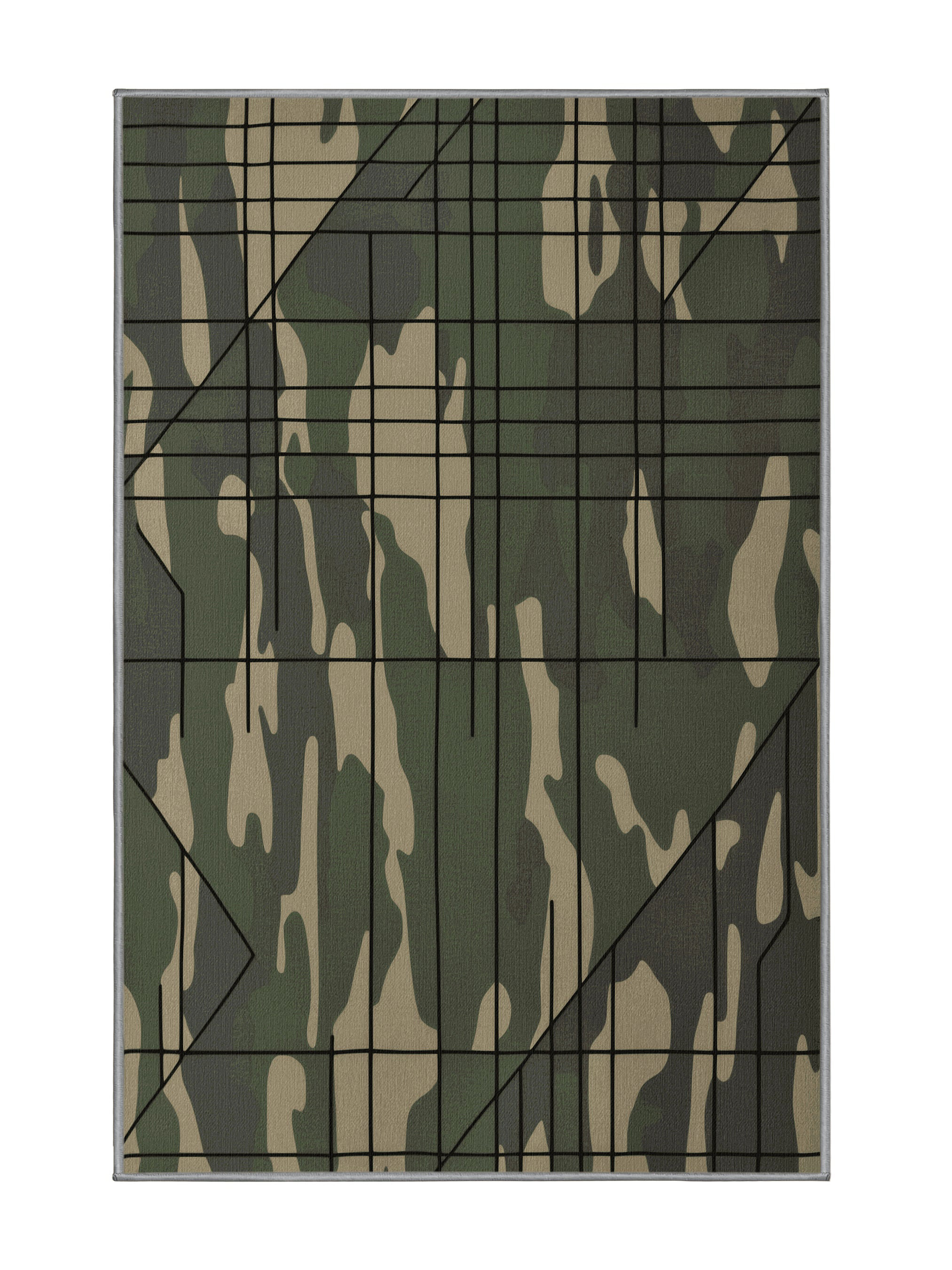 Ivy Bronx Tactical Stitch Rug | Wayfair