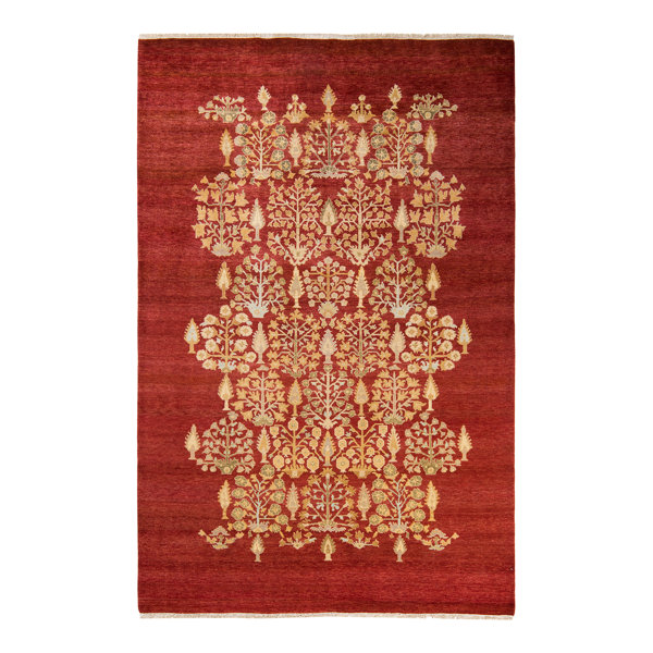 Isabelline Sharone One-of-a-Kind 6' 1" X 9' 1" 2000s Wool Area Rug in ...