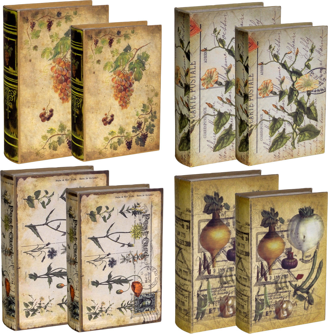 A&B Home Natalie 8 Piece Book Box Set | Wayfair