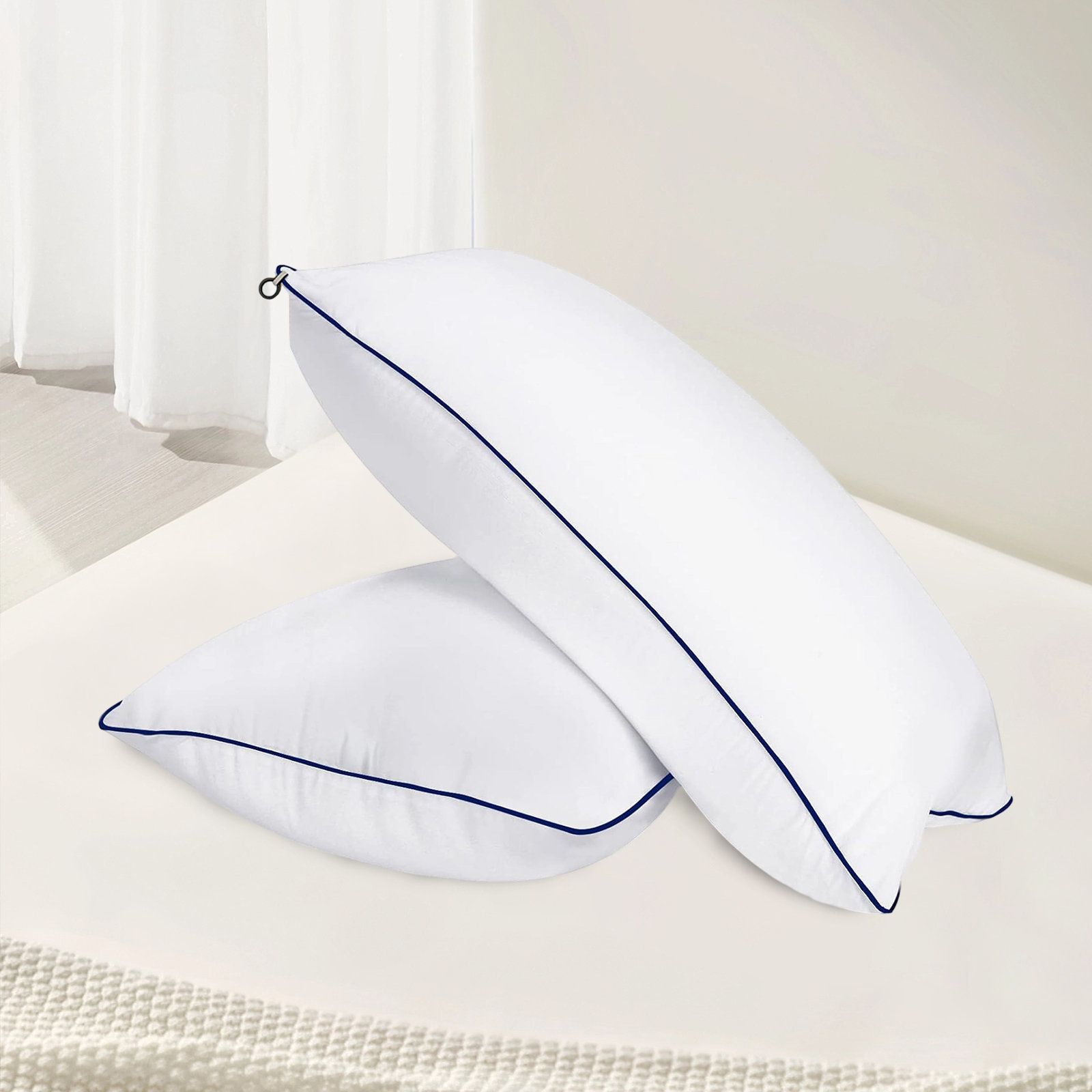 Latitude Run® 2 Sleeping Pillows, Made Of Hotel-Grade Cooling Material ...