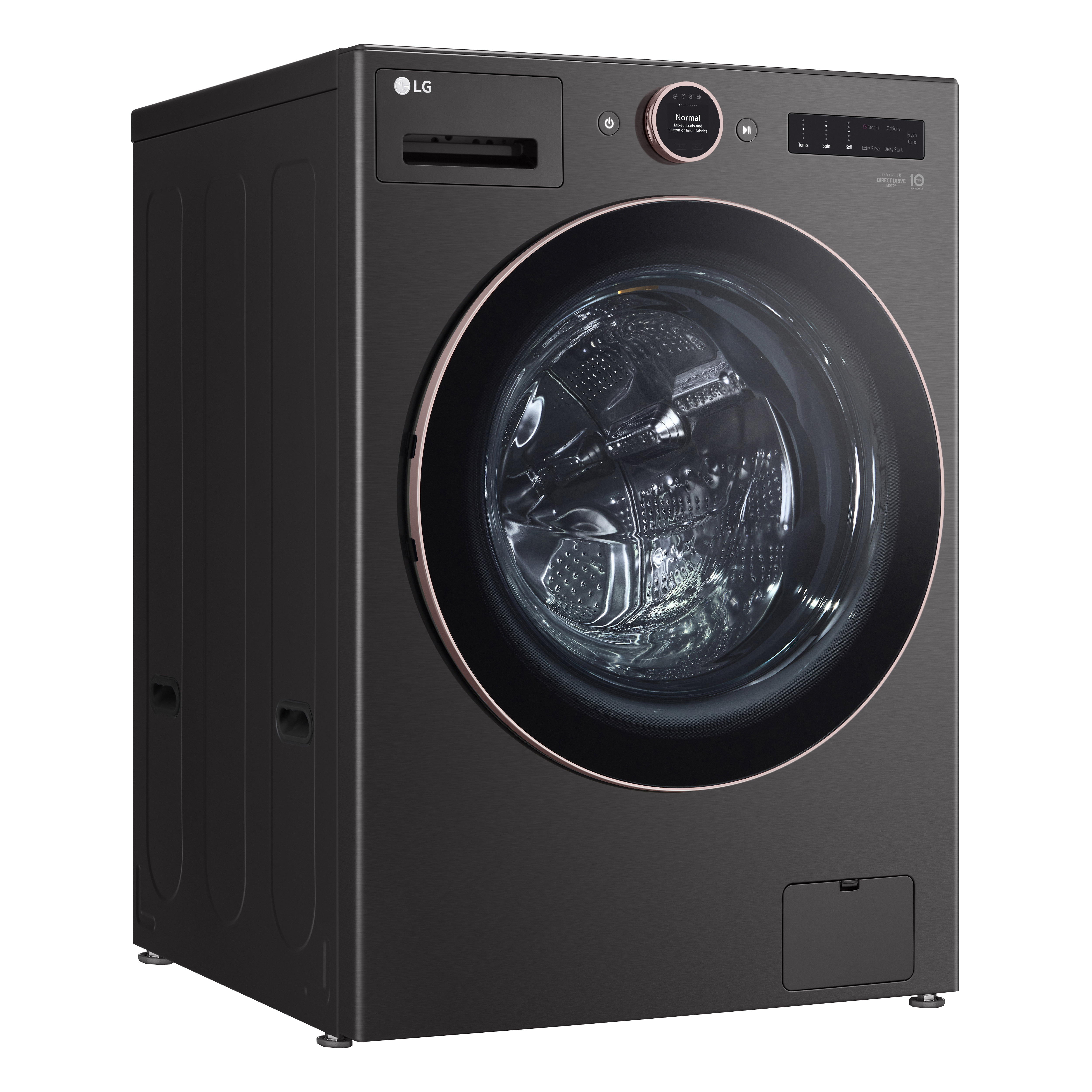 LG Mega Capacity Smart Front Load Energy Star Washer with TurboWash ...