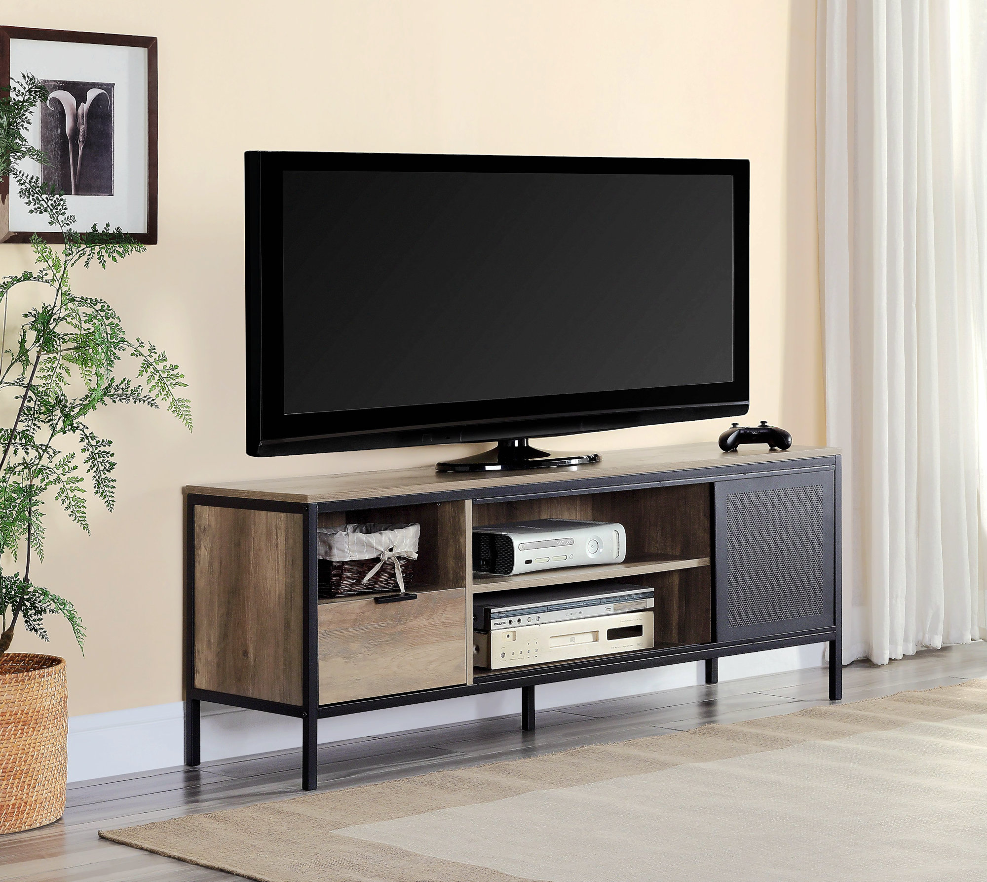 17 Stories Streamline TV Stand - Wayfair Canada