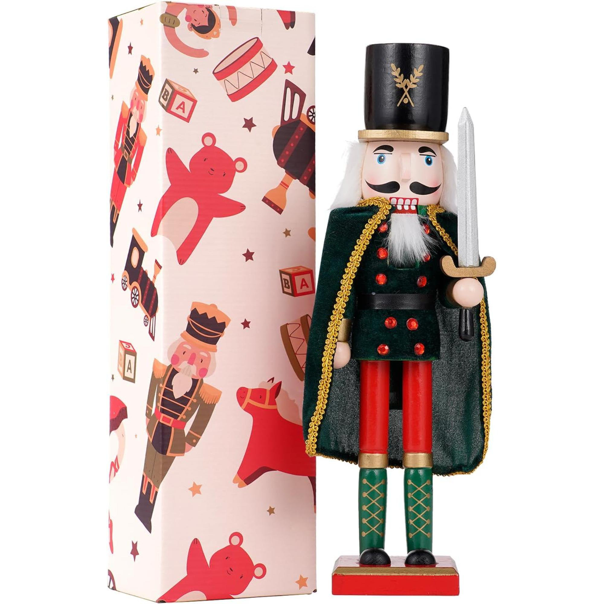 Astoria Grand Christmas Decorations Nutcracker Ornaments,Wooden ...