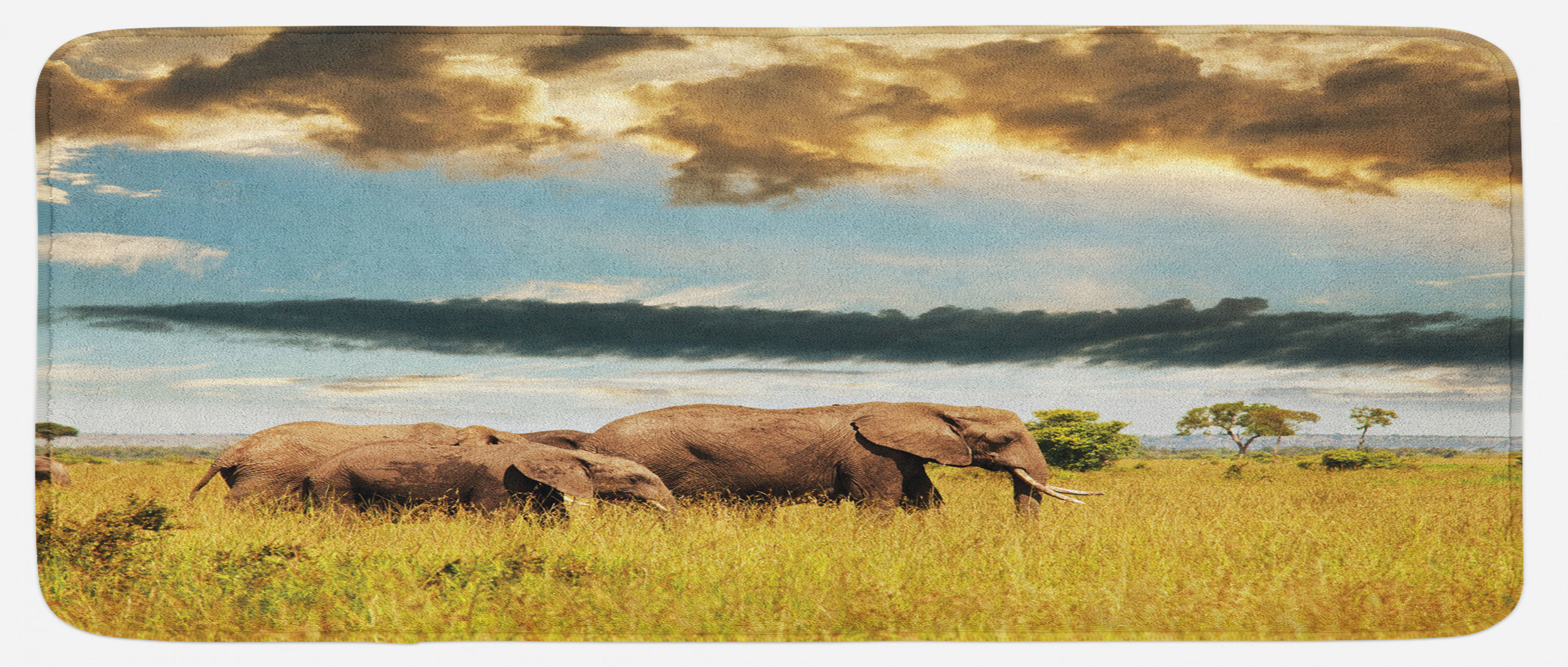 East Urban Home Safari Kitchen Mat | Wayfair