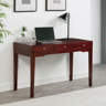 Red Barrel Studio® Solid Wood Library/home Office Writing Desk With 3 ...