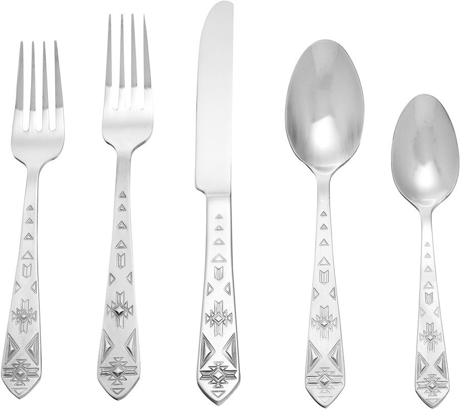 Foundry Select 20-Piece Stainless Steel Flatware Set | Wayfair