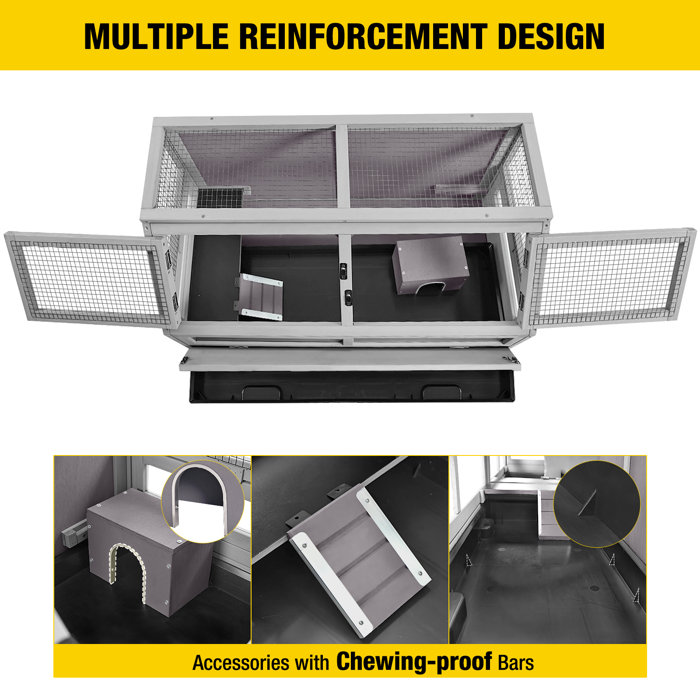 Tucker Murphy Pet™ Demontrae Small Animal Cage with Ramp | Wayfair