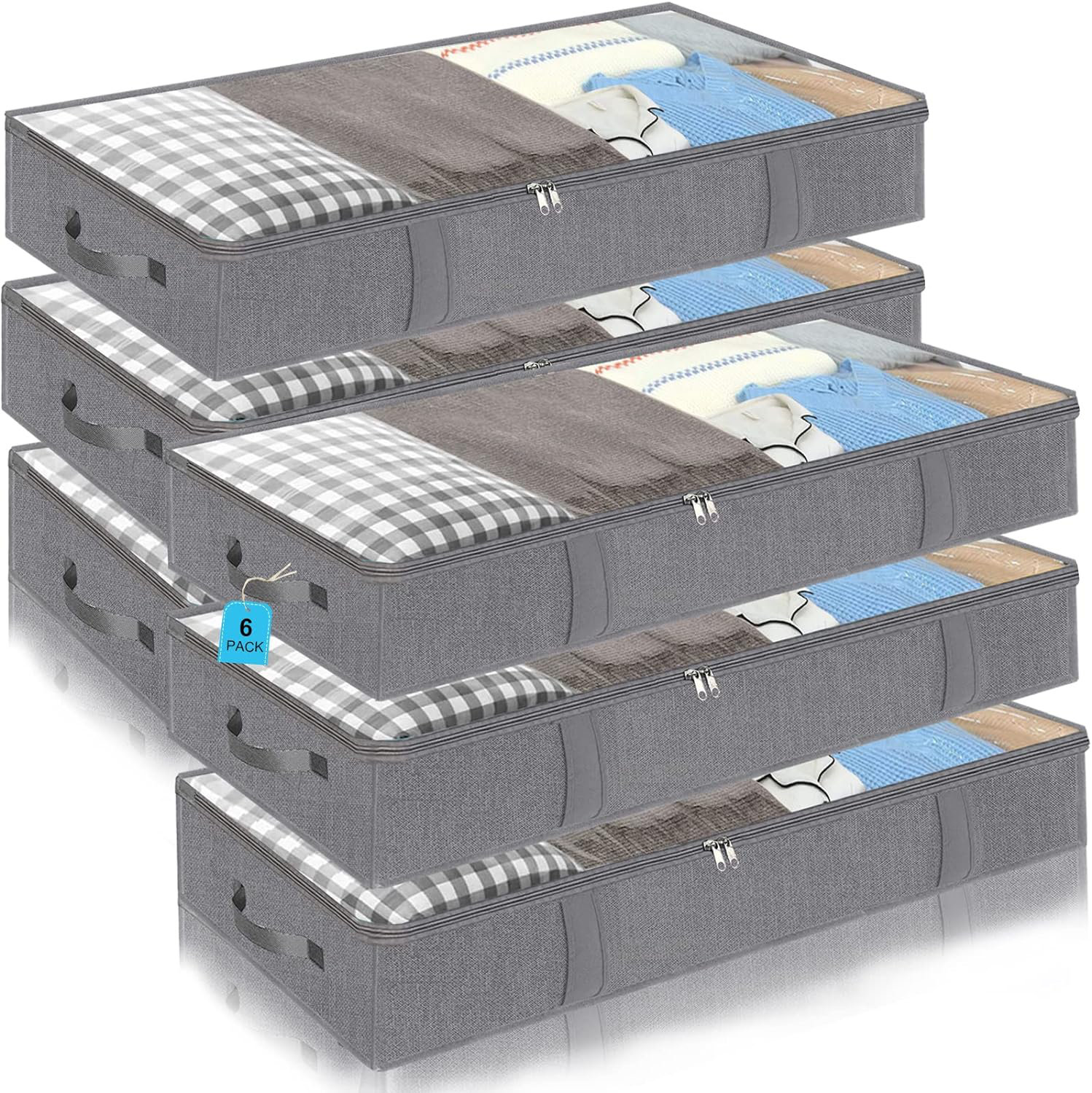 Rebrilliant Fabric Underbed Storage Set | Wayfair