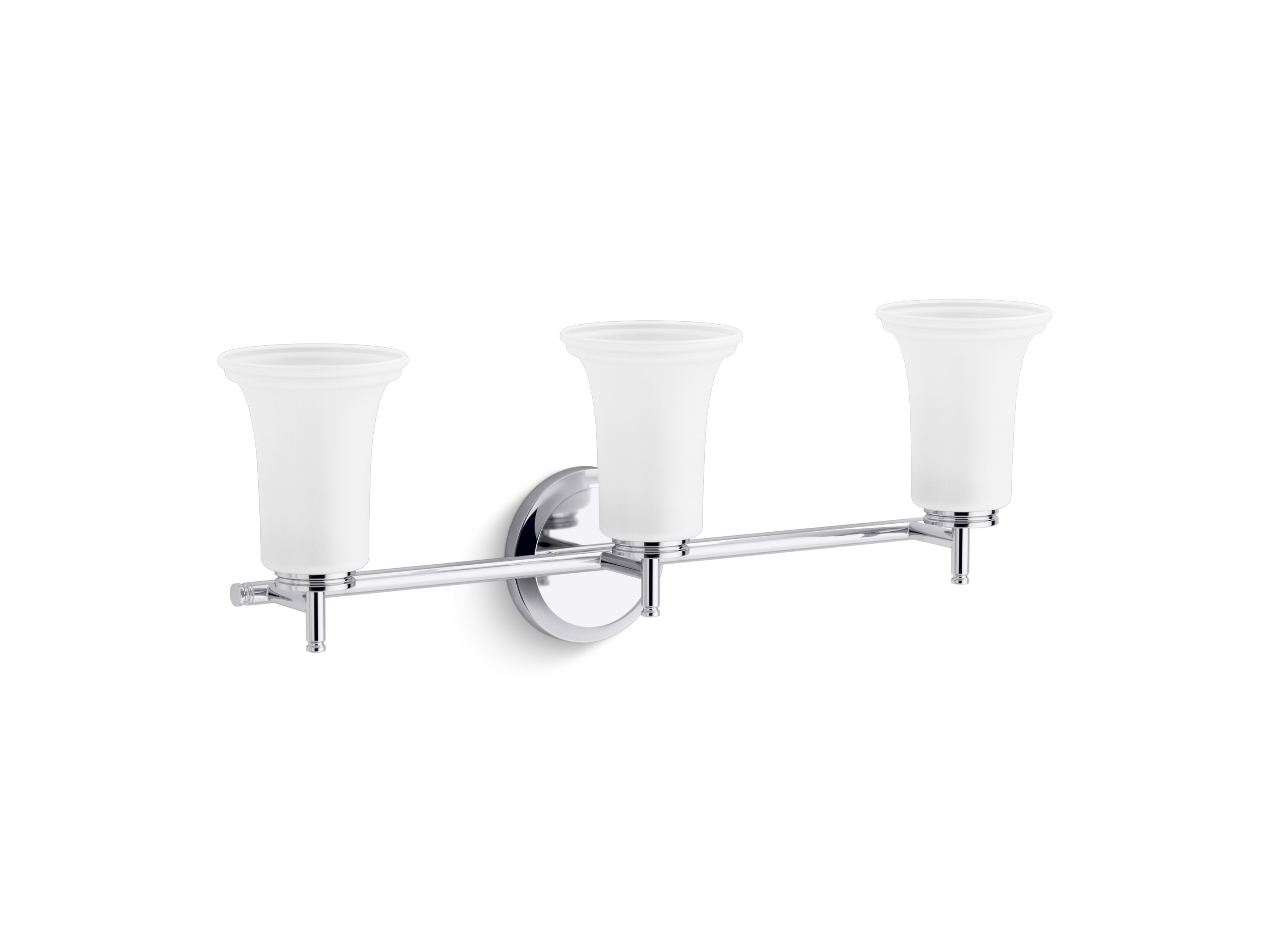 Kohler Bellera Three-Light Sconce With Frosted Shades & Reviews | Perigold