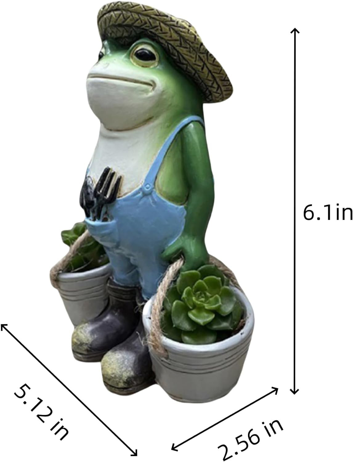 Trinx Frog Garden Decor, Frogs Garden Statue For Yard, Outdoor Statues ...