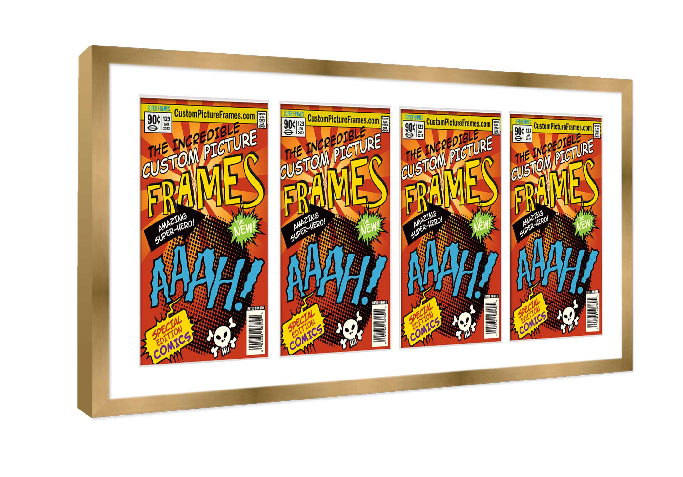 CustomPictureFrames.com Display Comic Books Collage | Wayfair