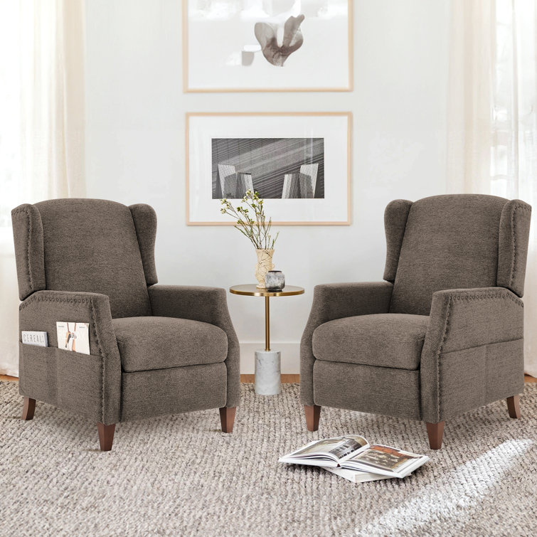 Lark Manor Audrie Upholstered Recliner | Wayfair