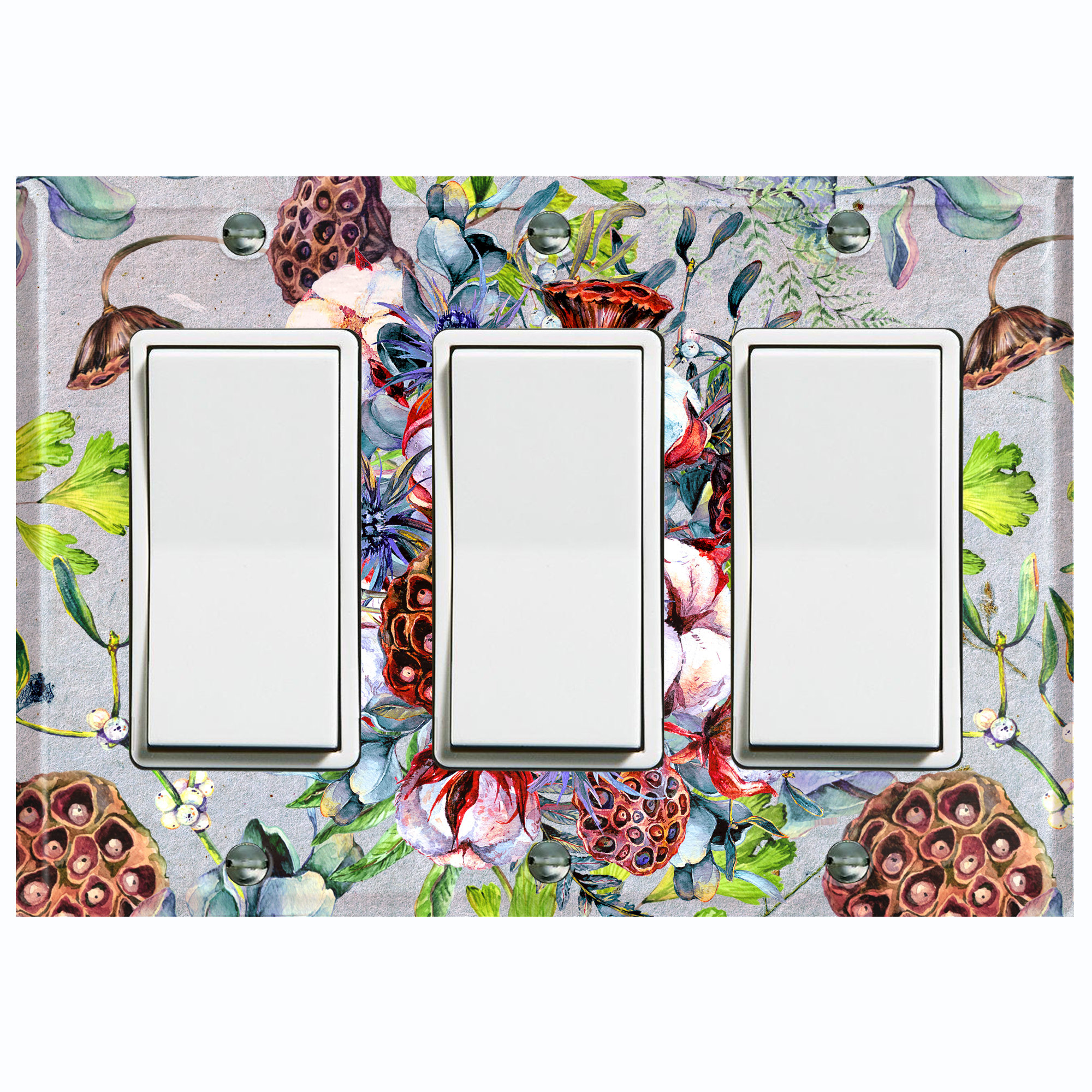 WorldAcc 3 Gang Rocker Wall Plate | Wayfair