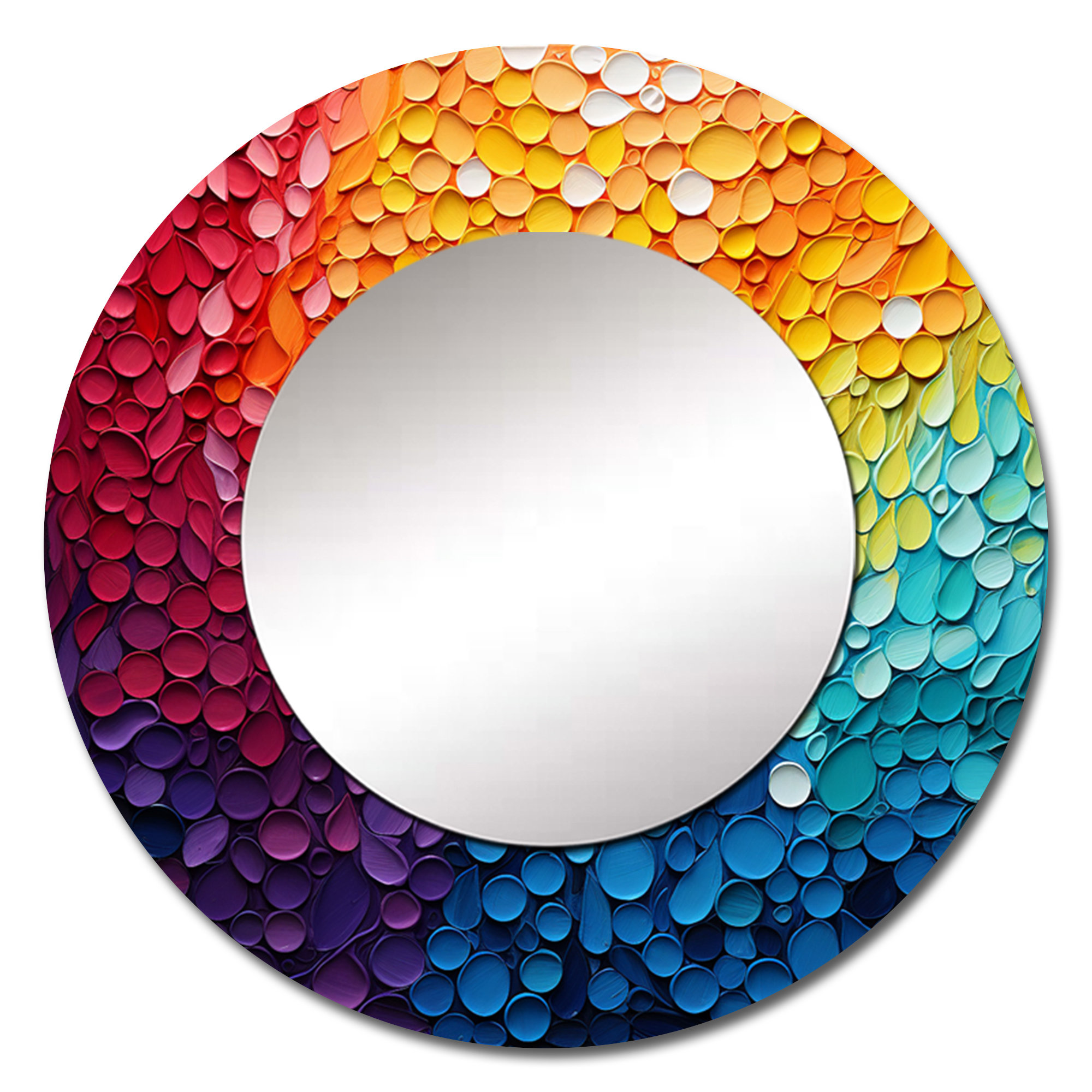 Design Art Hardedge Art Contrasting Cadence I - Abstract Collages Multi ...