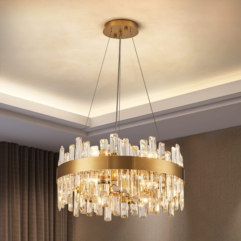 Gold Chandelier Round at Beverly Marone blog