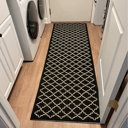 Ophelia & Co. Joyner Looped/Hooked Navy/Beige Indoor/Outdoor Rug ...