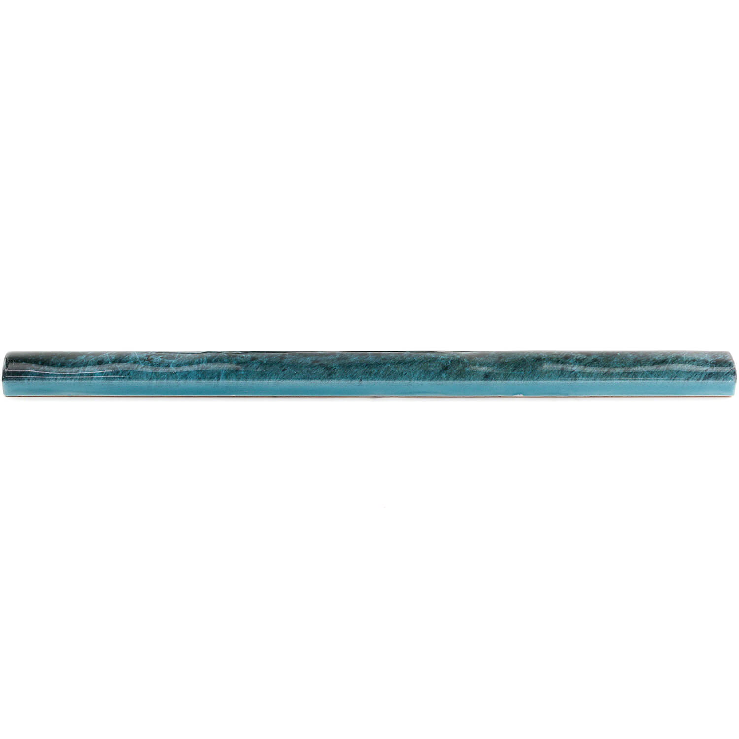 Bond Tile Chateau 12" x 0.75" Ceramic Pencil Liner Tile Trim in Blue ...