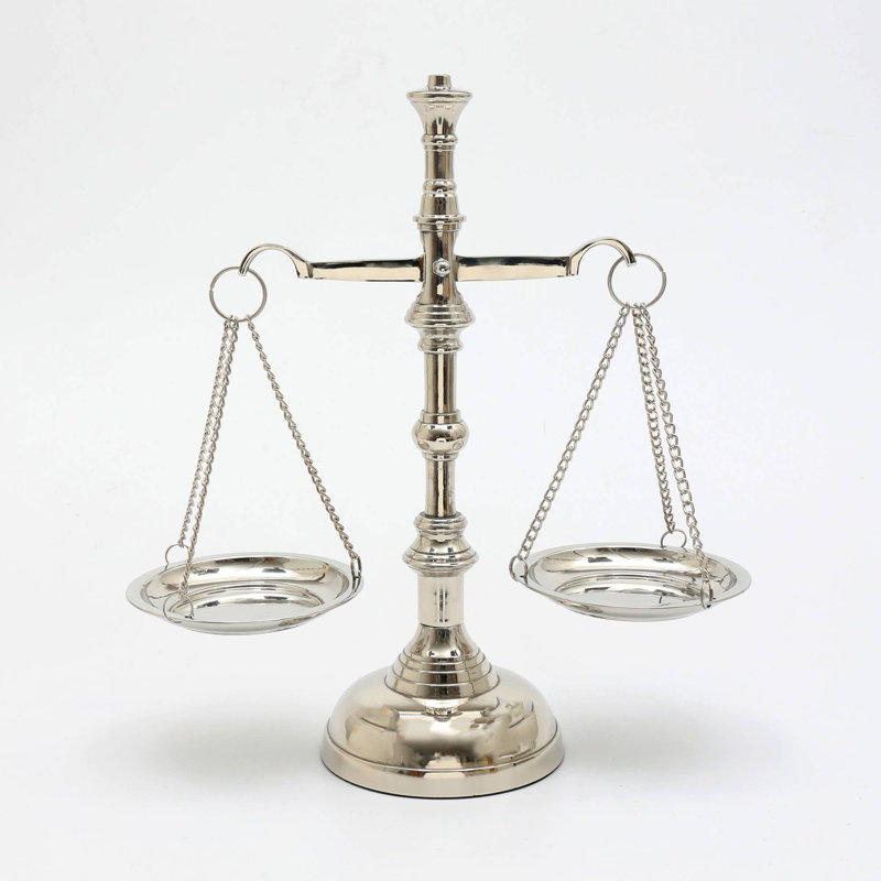 Charlton Home® Vintage Style Libra-Scale Tray-Unique Centerpiece ...