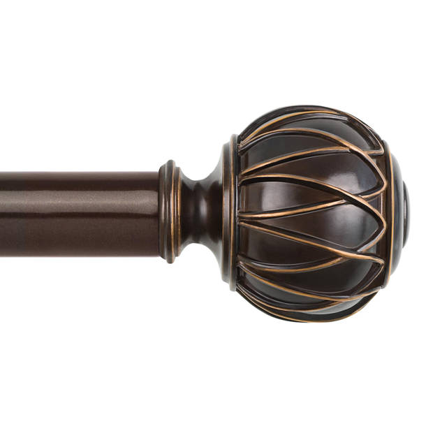 Alcott Hill® Beiba Adjustable Single Curtain Rod & Reviews | Wayfair