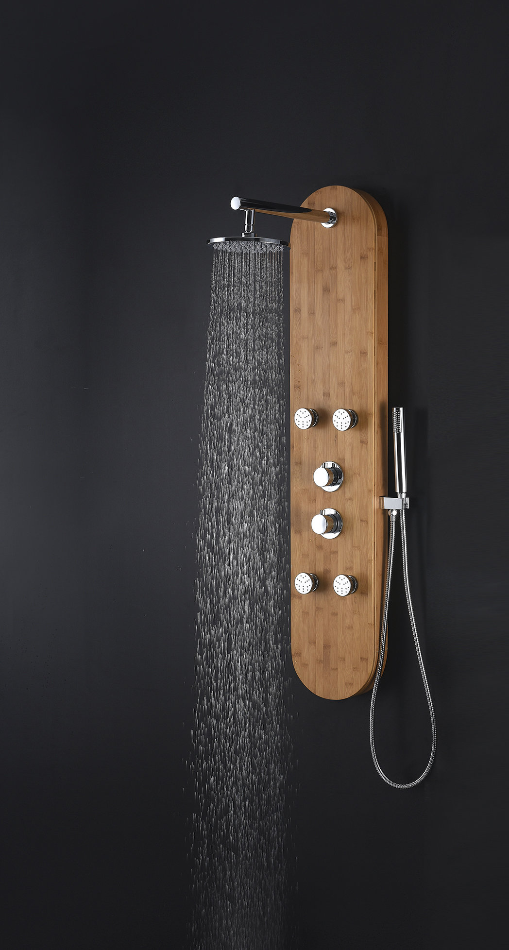 ANZZI Mansion 51.18" Shower Panel with Adjustable Head & Reviews ...