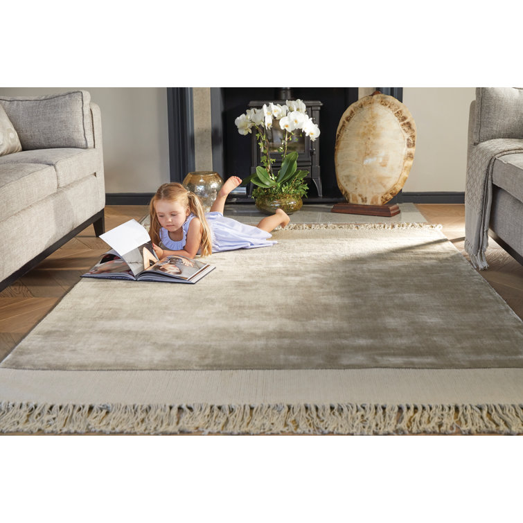 August Grove Nixon No Pattern Hand Woven Area Rug | Wayfair.co.uk