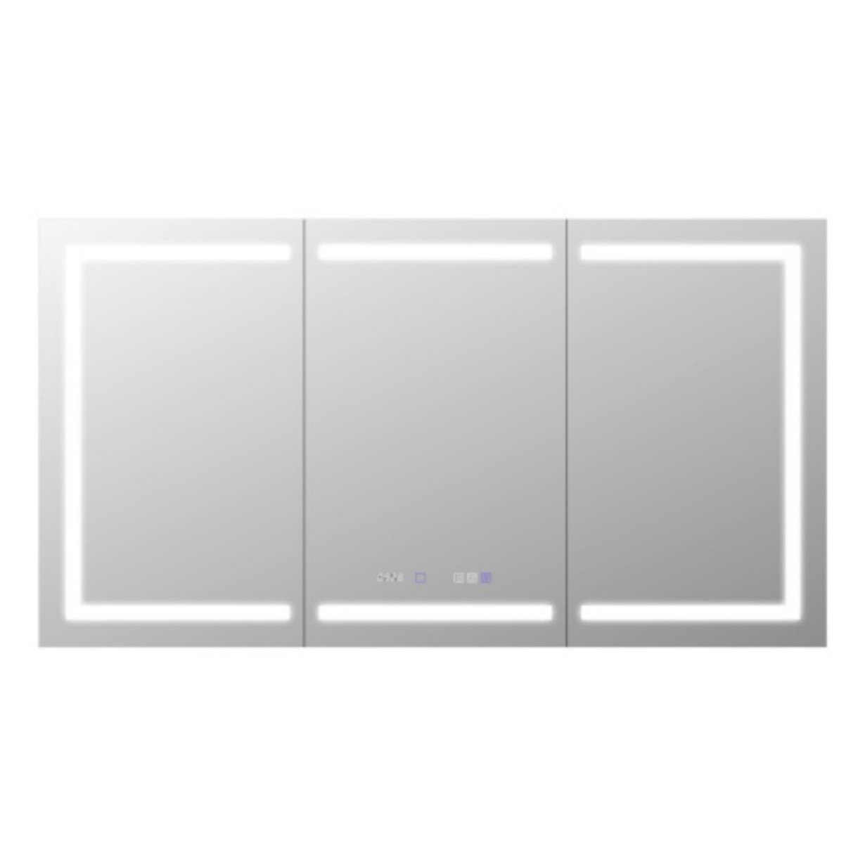 Orren Ellis 66 x 36-inch Smart LED Medicine Cabinet Stepless Dimming ...
