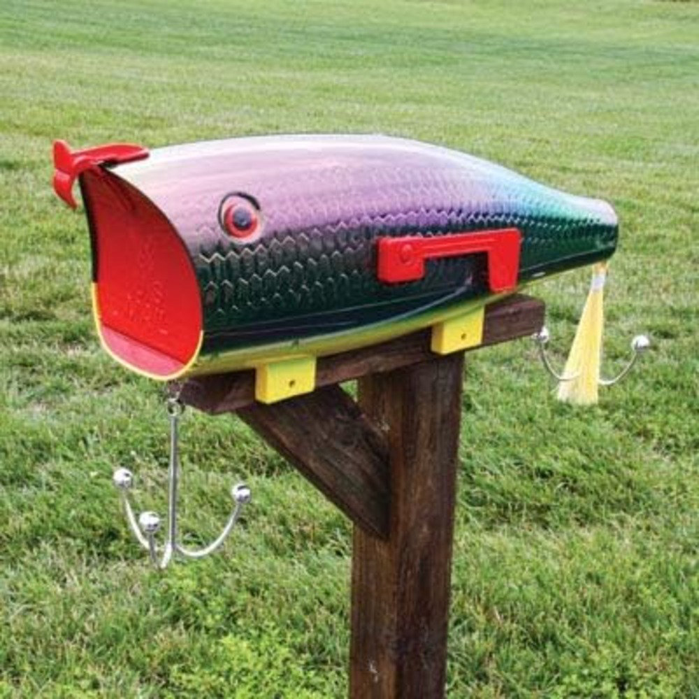 Invenitiah Rivers Edge Products Firetiger Fishing Lure Mailbox For ...