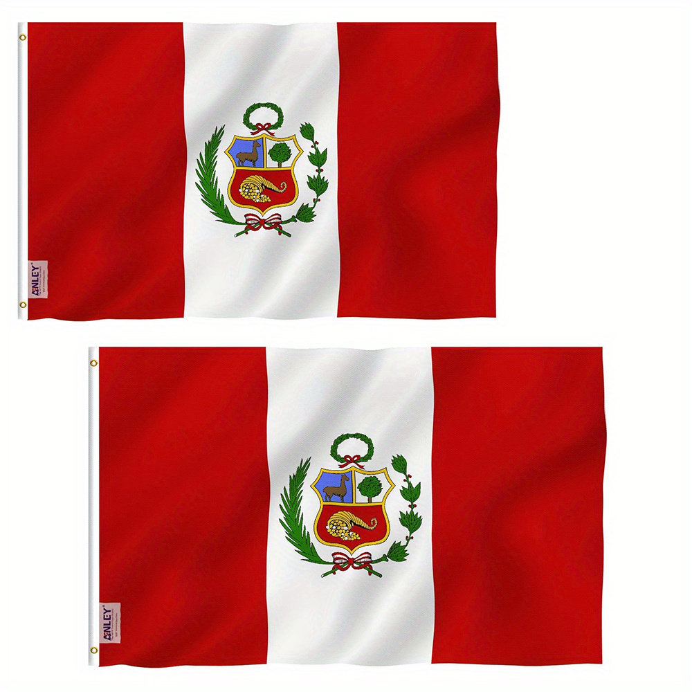 Charlton Home® Fly Breeze 3x5 Foot Peru Flag - Peruvian National Flags ...