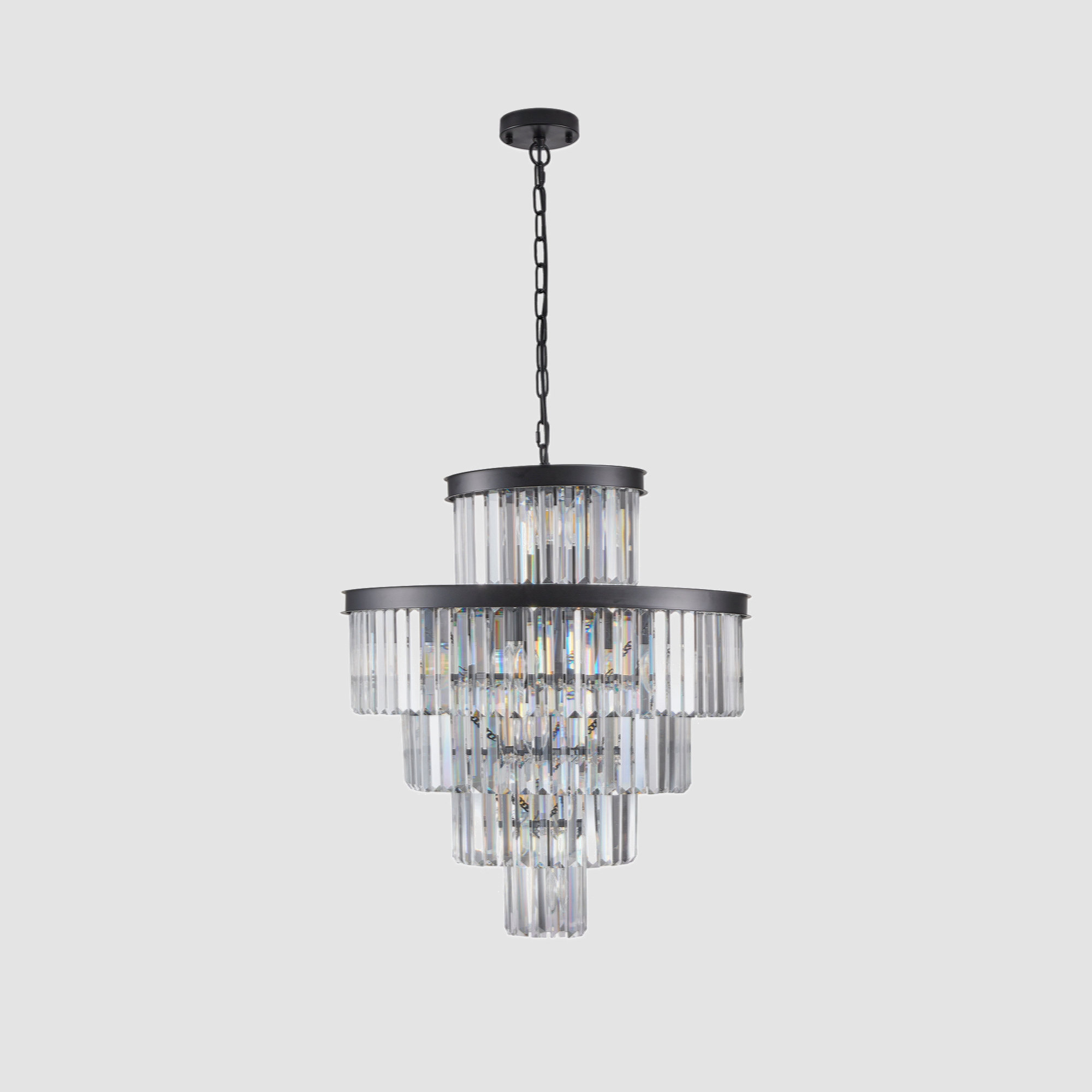 Go Peak Track Luxury Crystal Chandelier Modern Chandeliers Lights ...