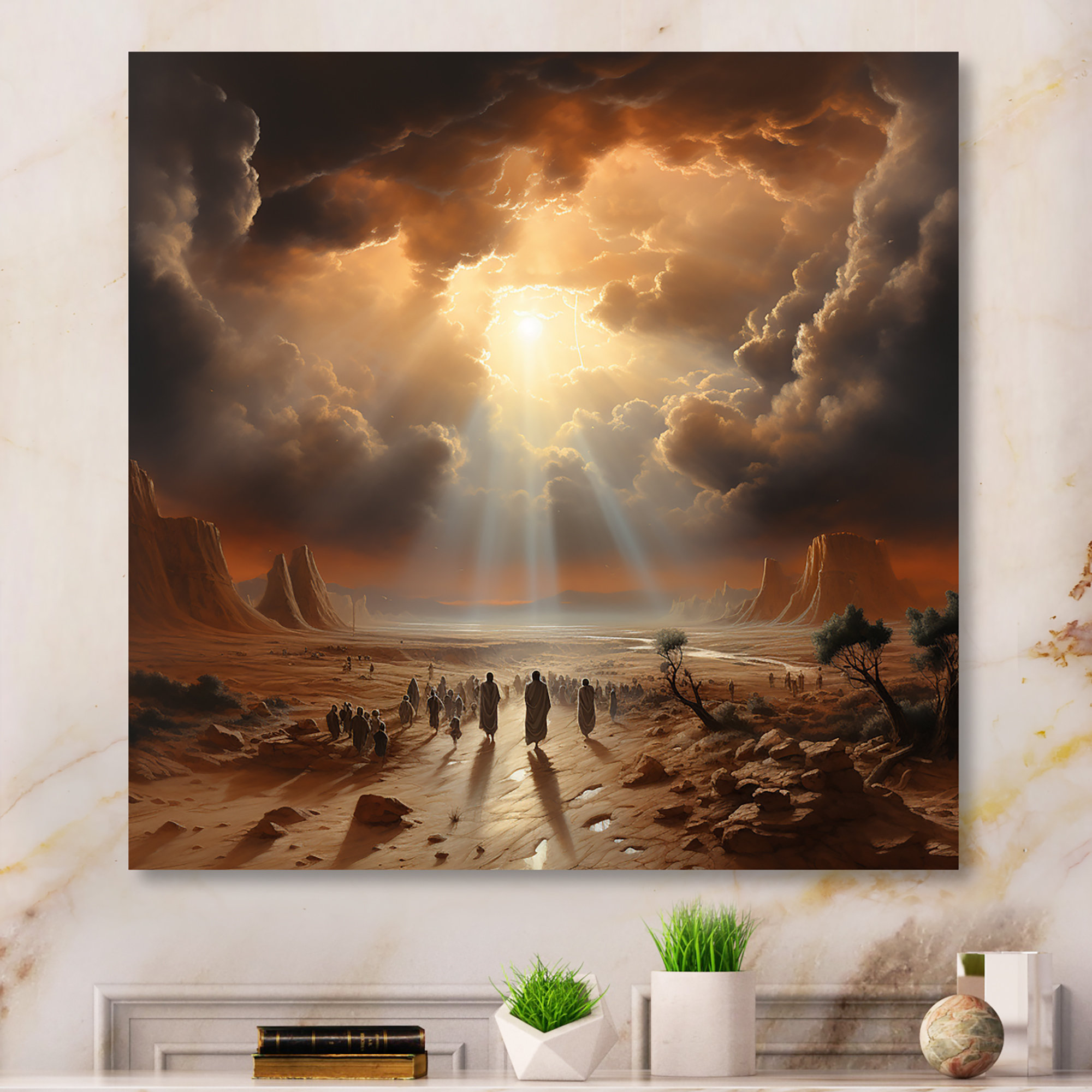 Winston Porter Judaism Moses Desert Journey Mirage II On Canvas Print ...