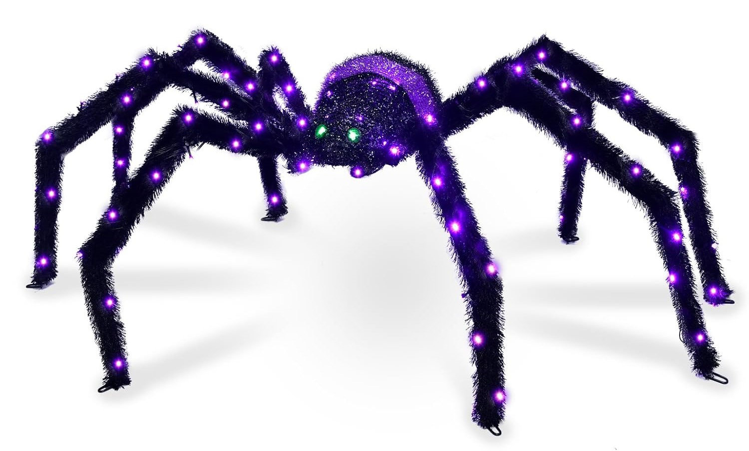 The Holiday Aisle® The Outdoor Halloween Decor Lighted Spider 4.2FT ...