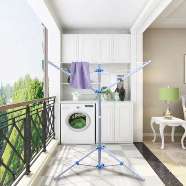 Rebrilliant Rotary Clothesline Dryer Laundry Rack Folding Clothes ...