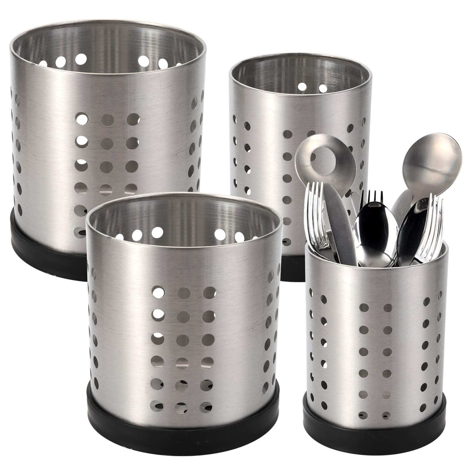 Brayden Studio® Cylinder Flatware Caddy | Wayfair