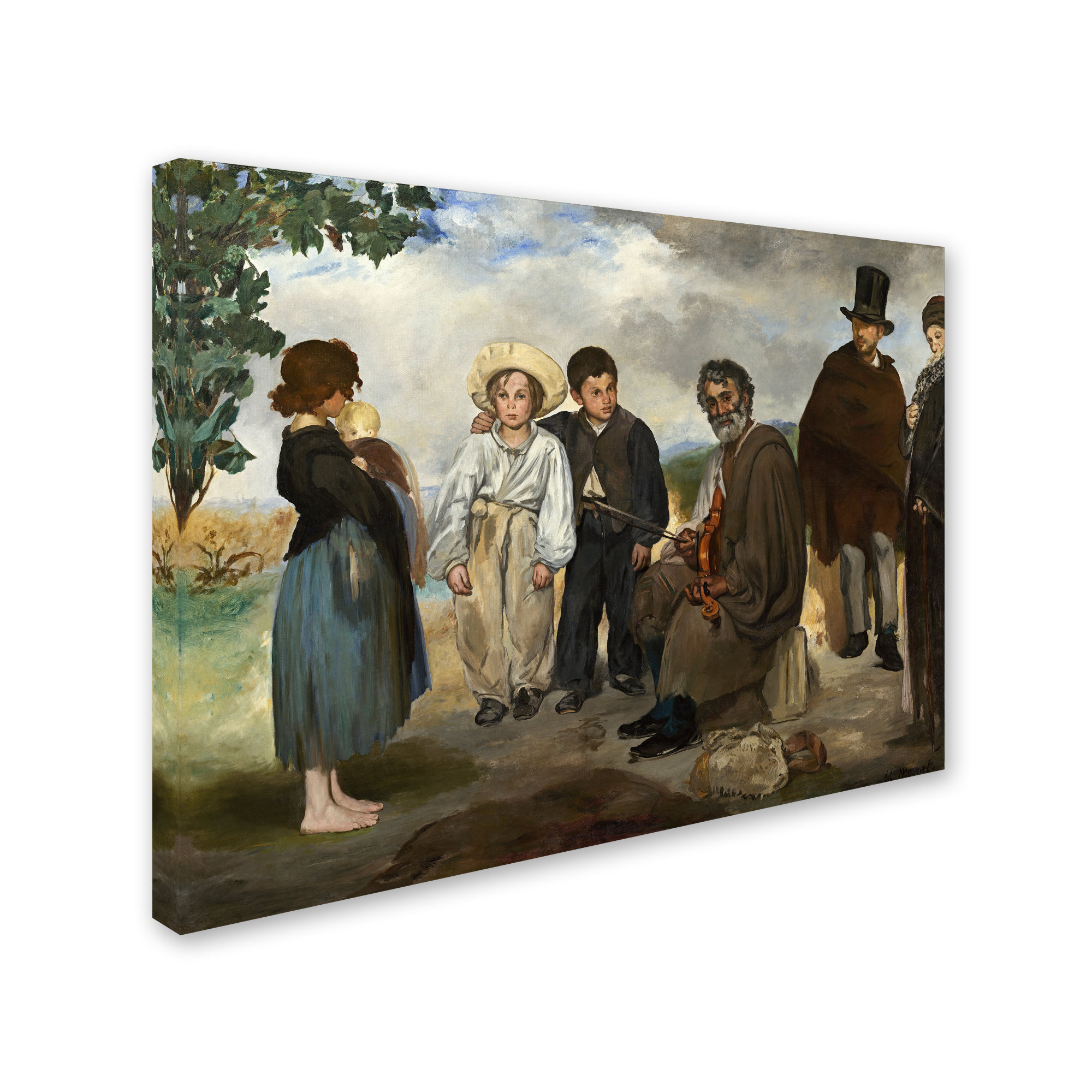 Vault W Artwork The Old Musician by Edgar Degas - Wrapped Canvas Print ...