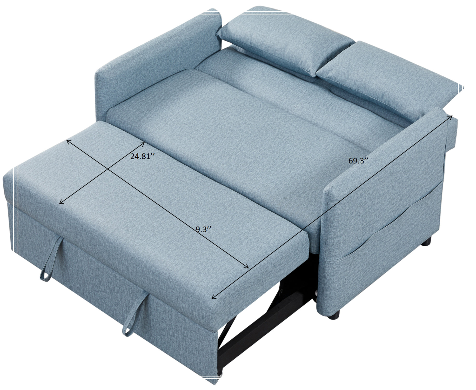 NRANTUM Leisure Love Sofa,convertible Modern simplicity: Versatile Sleeper sofa bed - Wayfair Canada