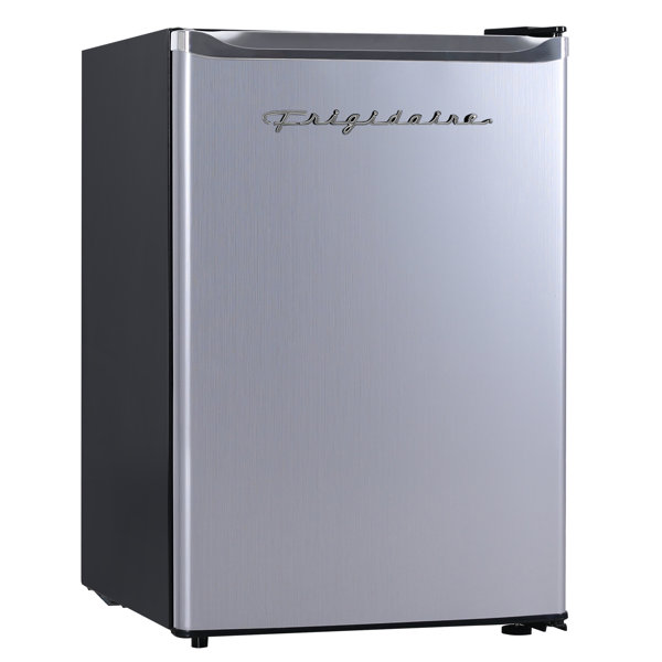 FRIGIDAIRE 2.5 Cu. Ft. Compact Fridge, Mini Refrigerator, Stainless ...