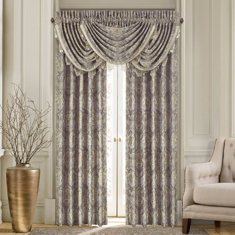 Five Queens Court Paulina Curtain Panel Pair & Reviews | Wayfair
