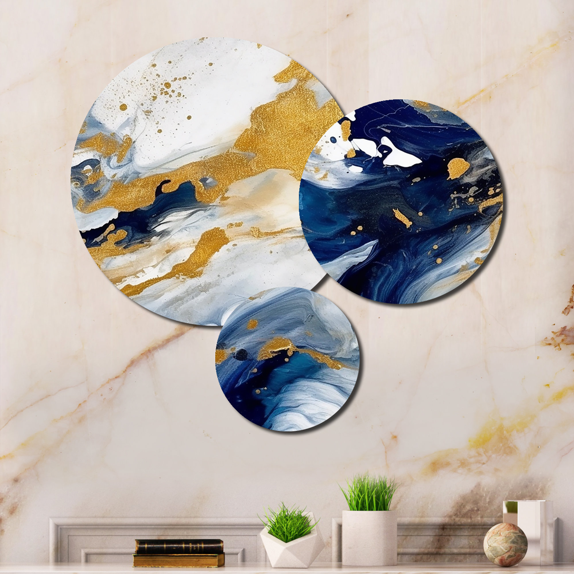 Ivy Bronx 3 Wall Decor Set Metal | Wayfair